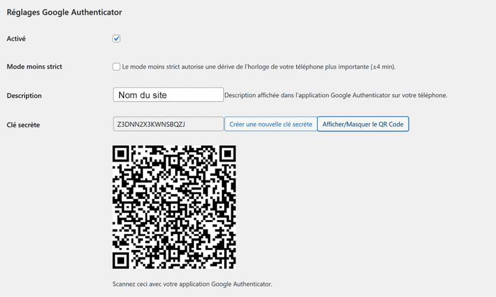Comment activer la double-authentification à votre Profil WordPress avec Google Authenticator ...